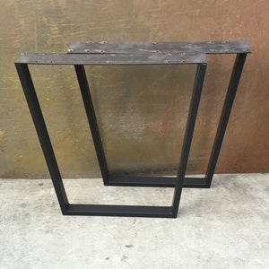 Steel Table Legs Taper Set of 2, Any Size !!! - Etsy
