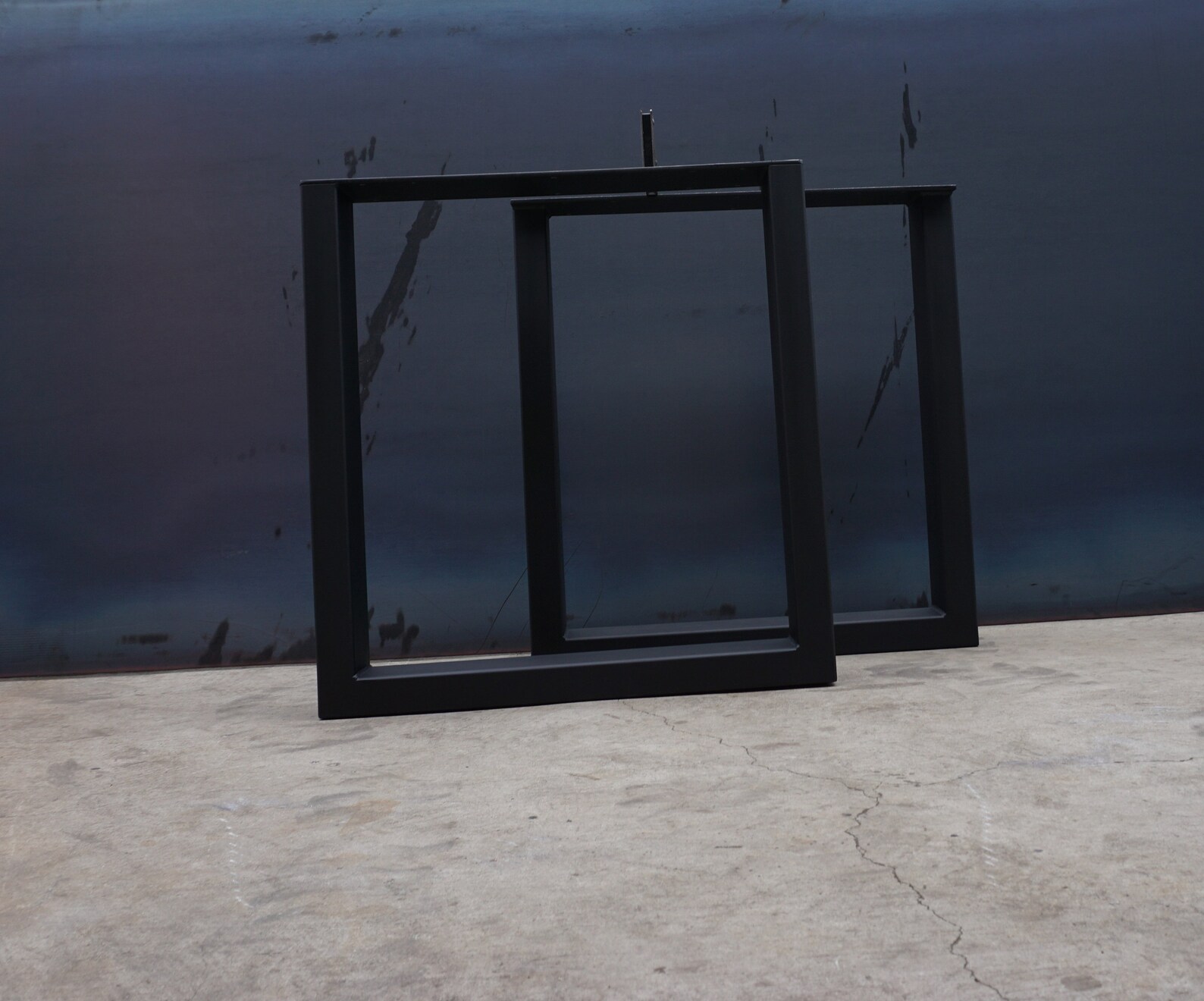 4'' X 2'' Metal Steel Iron Table Legs / Bases | Etsy