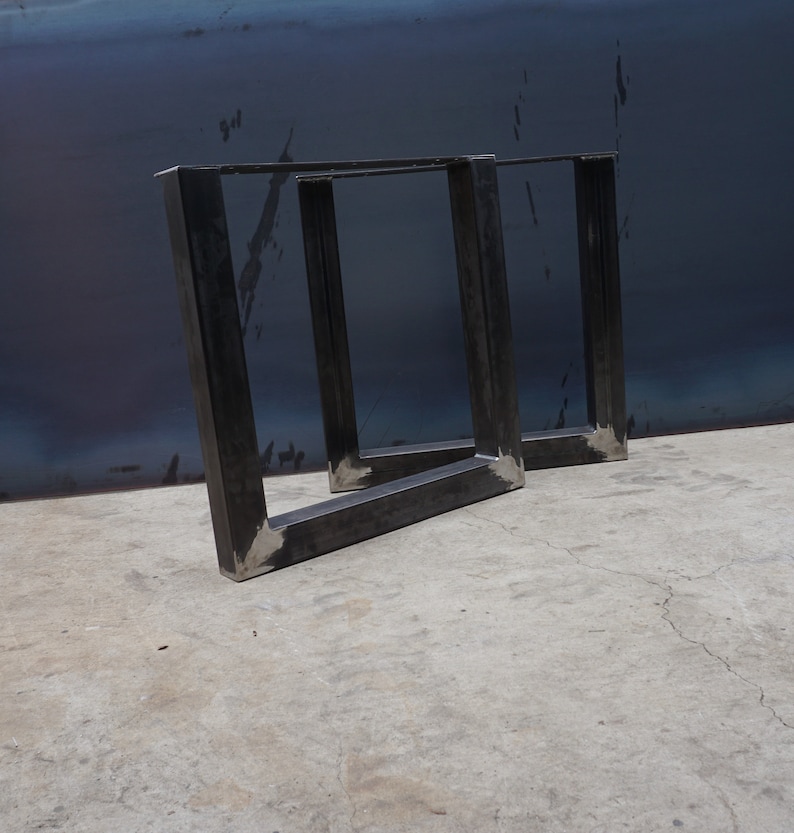 3'' X 3'' Metal Steel Iron Table Legs / Bases - Etsy