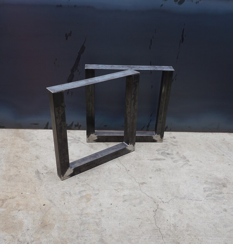 3'' X 3'' Metal Steel Iron Table Legs / Bases - Etsy