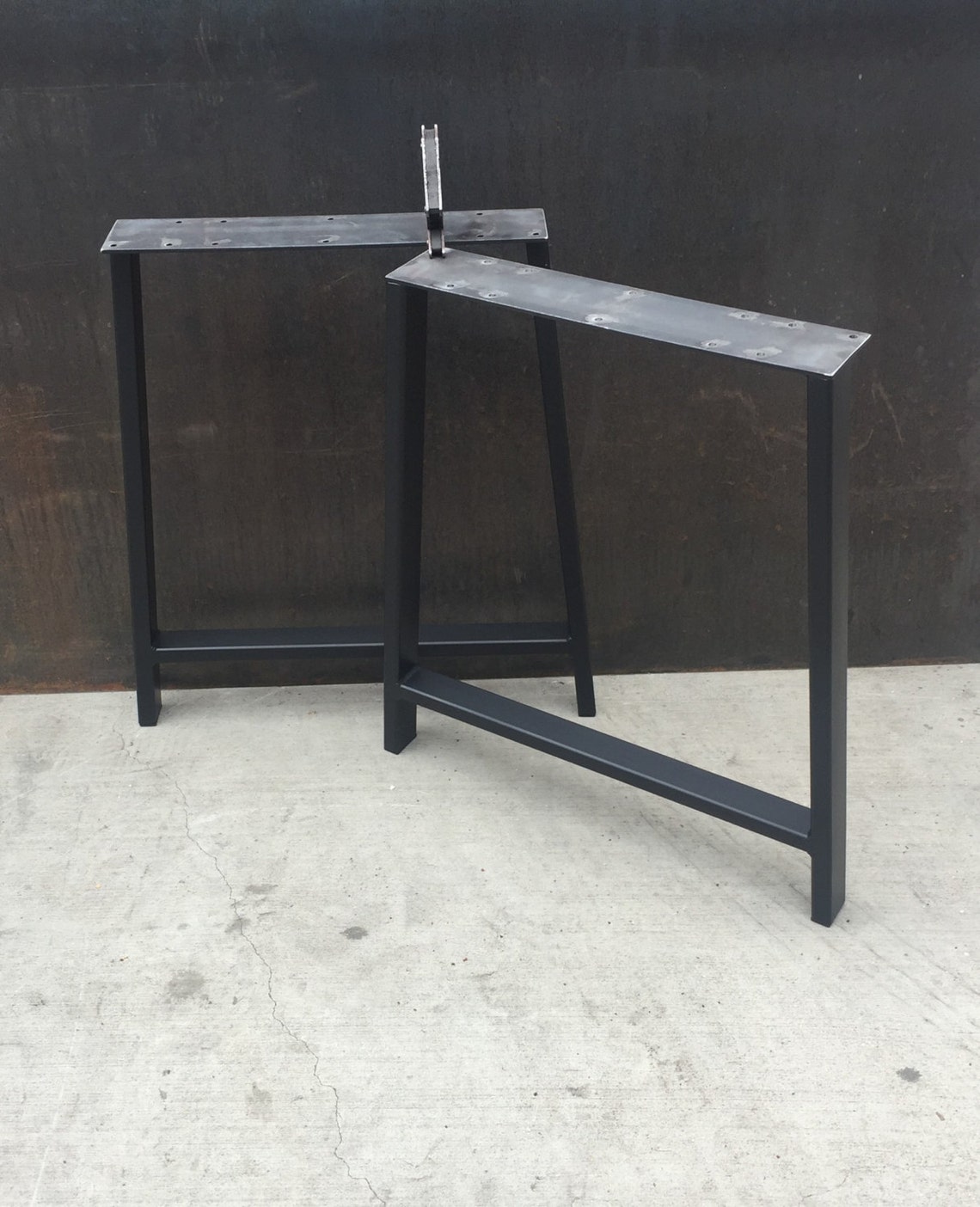 Metal Table Legs Taper Set of 2 | Etsy
