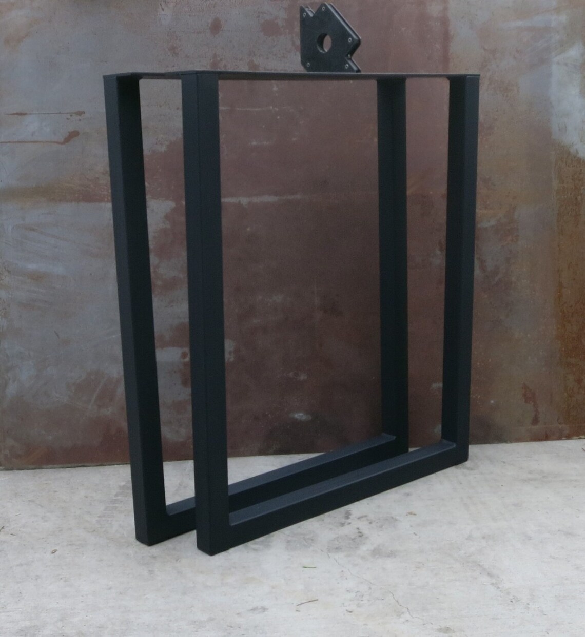 Steel Iron Metal Table Legs / Bases U Shape Set of 2 - Etsy