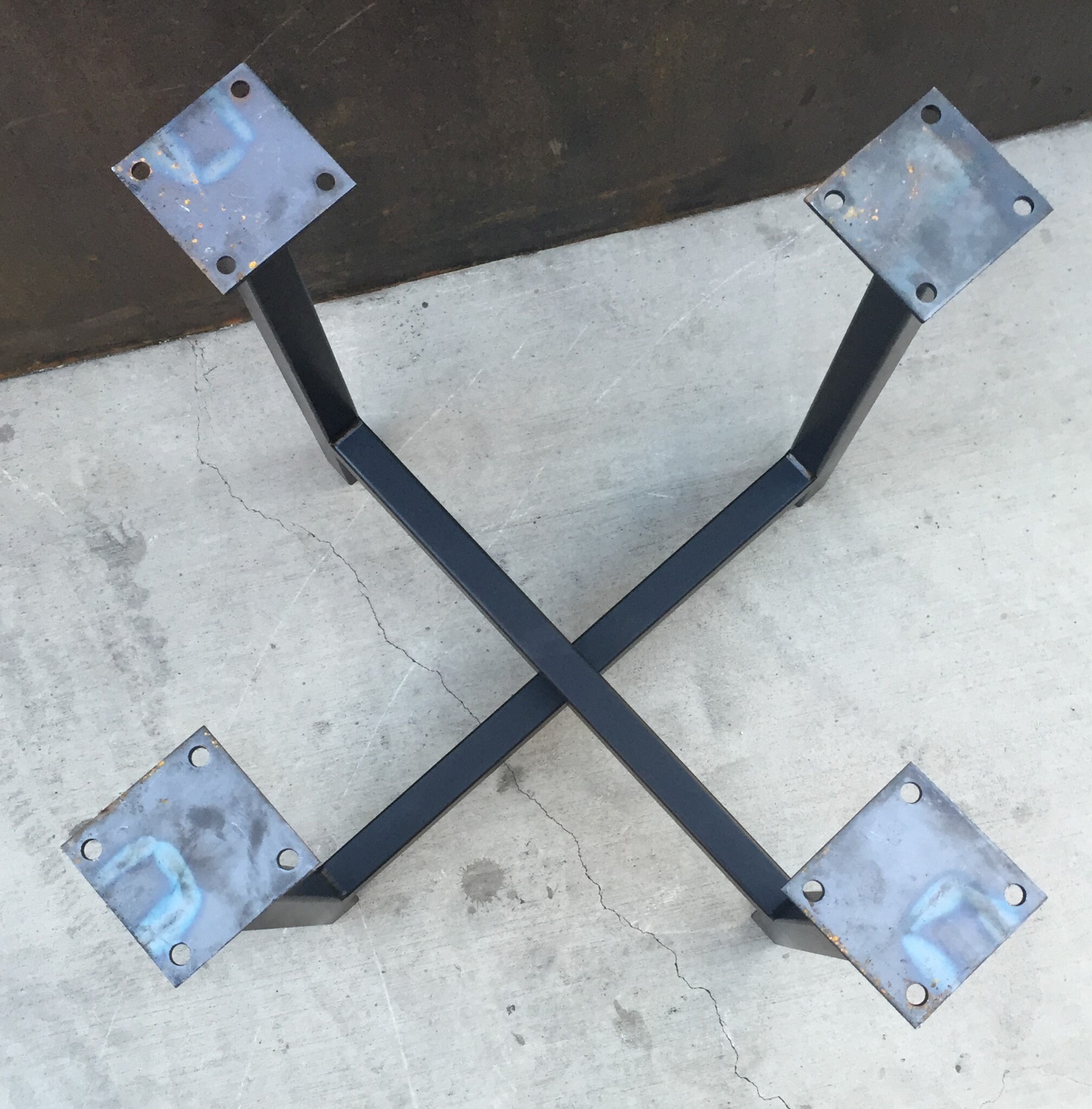 Steel Table Base / Legs H Any Size - Etsy