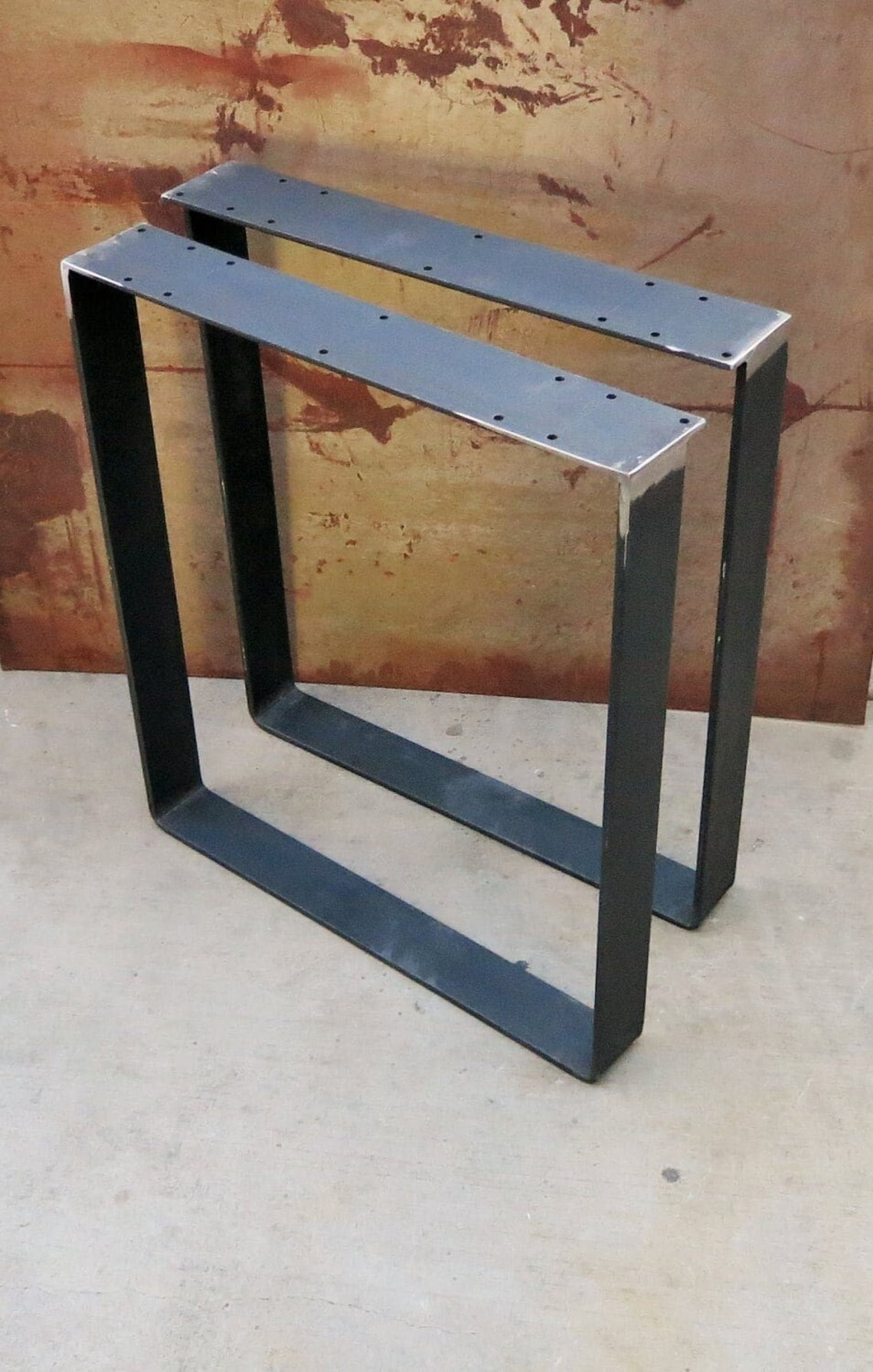 3''x1/2'' Metal Table Legs U Shape set of 2 | Etsy