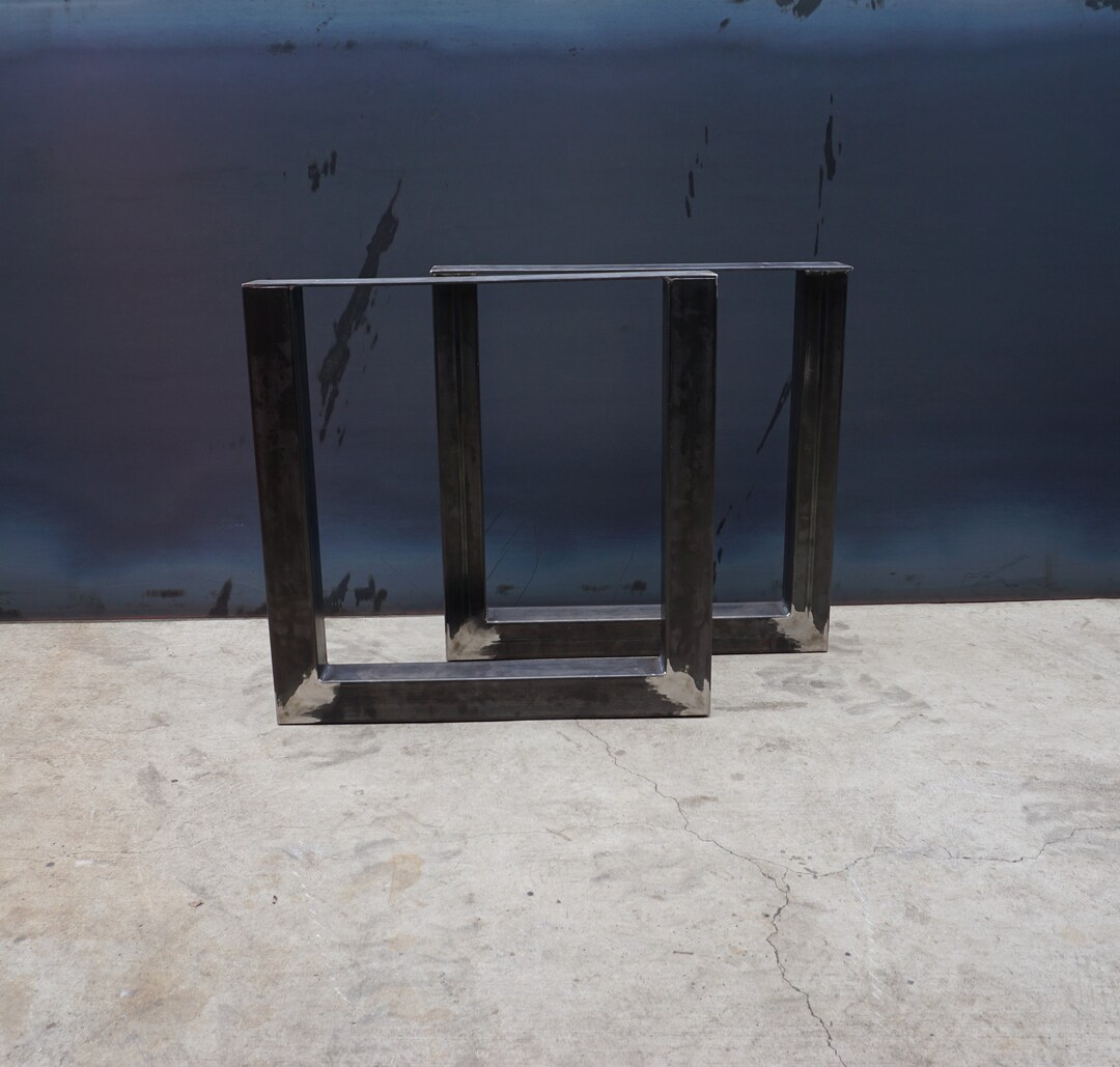 3'' X 3'' Metal Steel Iron Table Legs / Bases - Etsy
