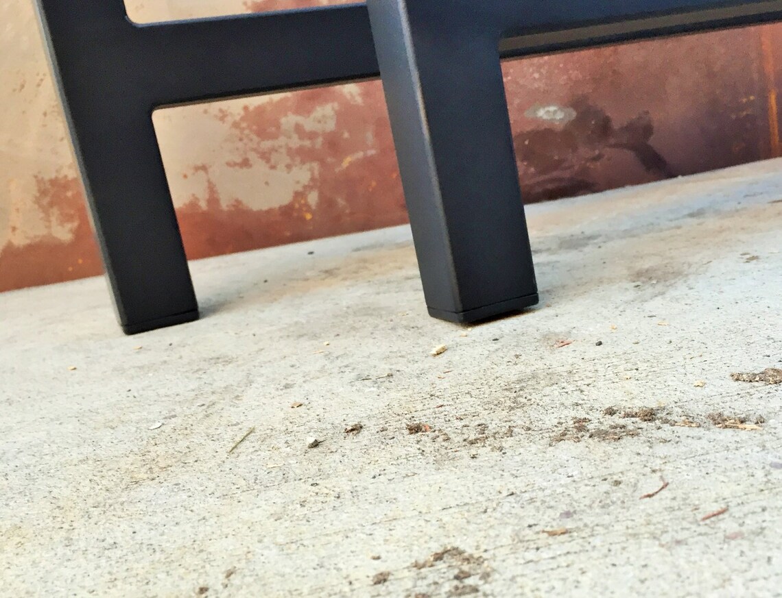 Steel Metal Table Legs / Bases H Shape - Etsy
