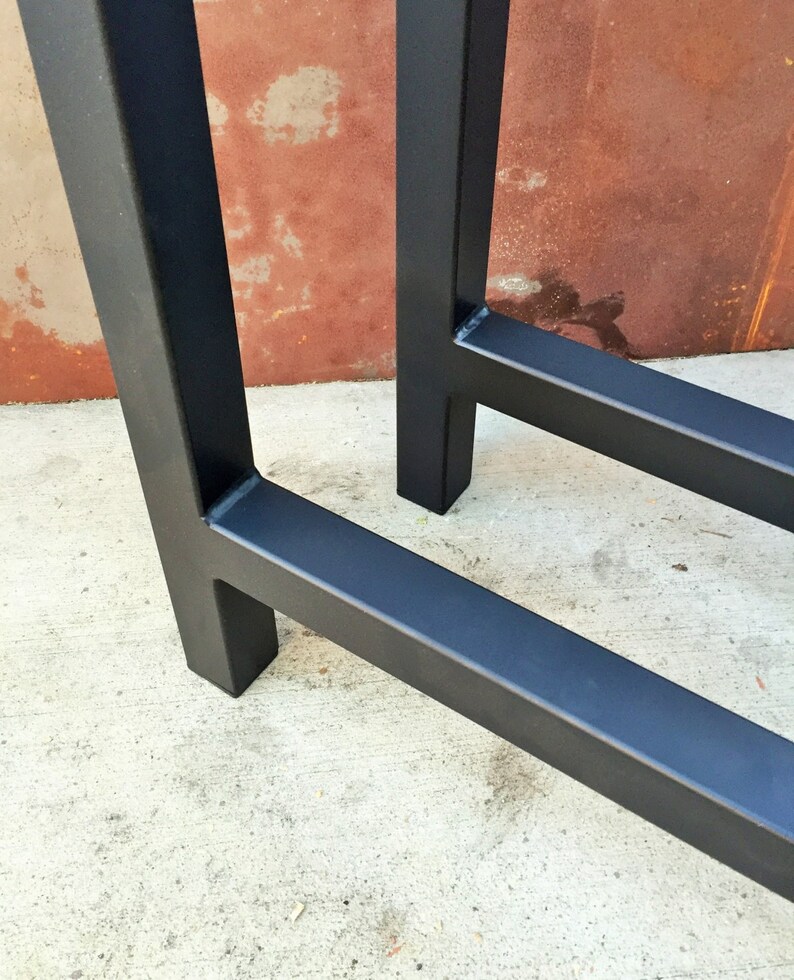 Steel Metal Table Legs / Bases H Shape - Etsy