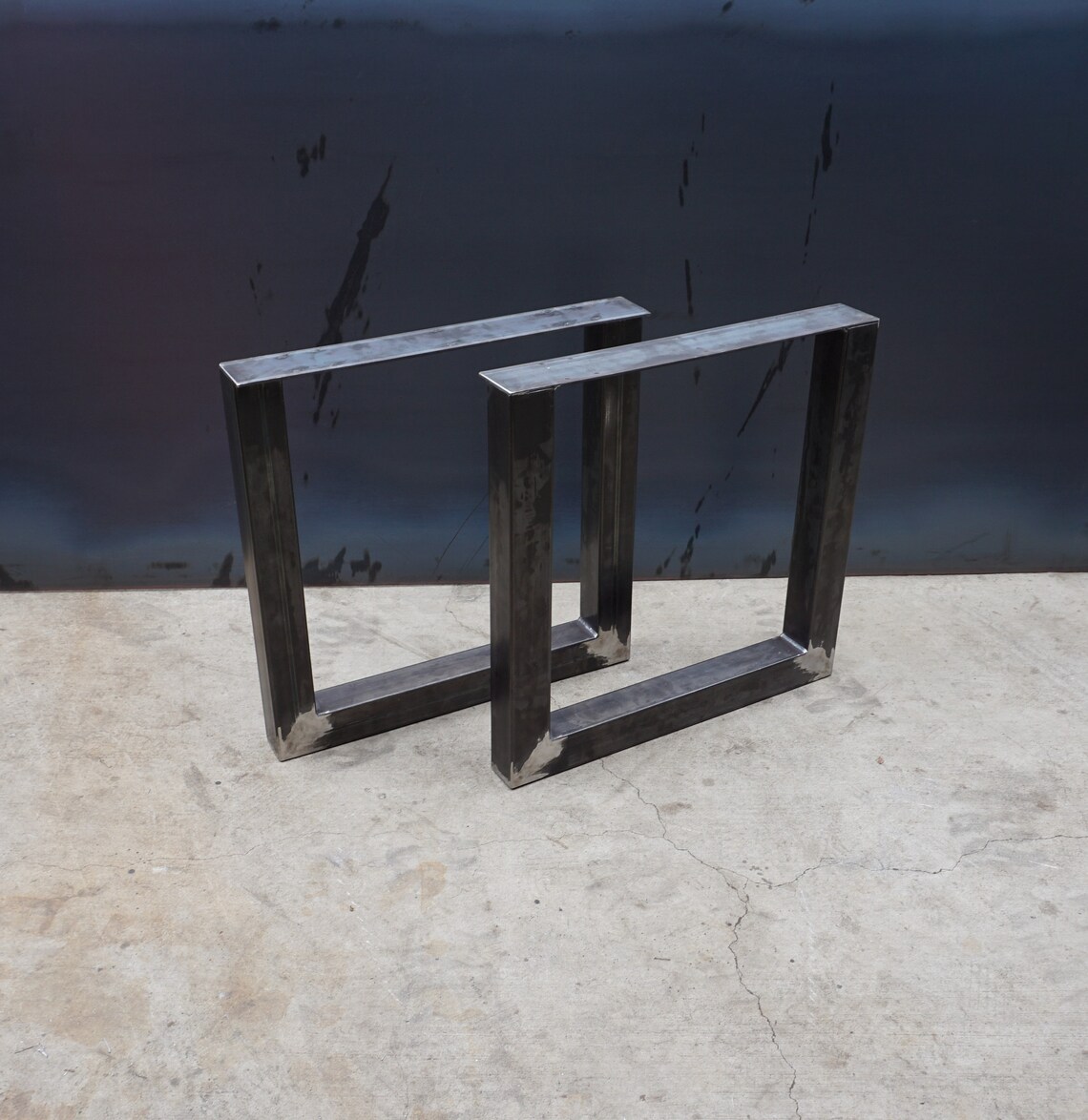 3'' X 3'' Metal Steel Iron Table Legs / Bases - Etsy