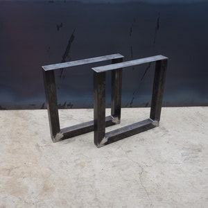 3'' X 3'' Metal Steel Iron Table Legs / Bases - Etsy