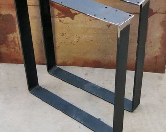 3''x1/2'' Metal Table Legs U Shape set of 2 | Etsy