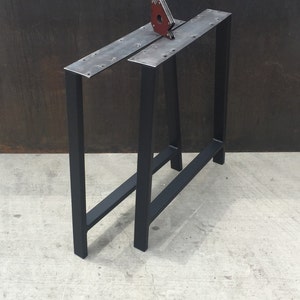 Metal Table Legs Taper Set of 2 - Etsy