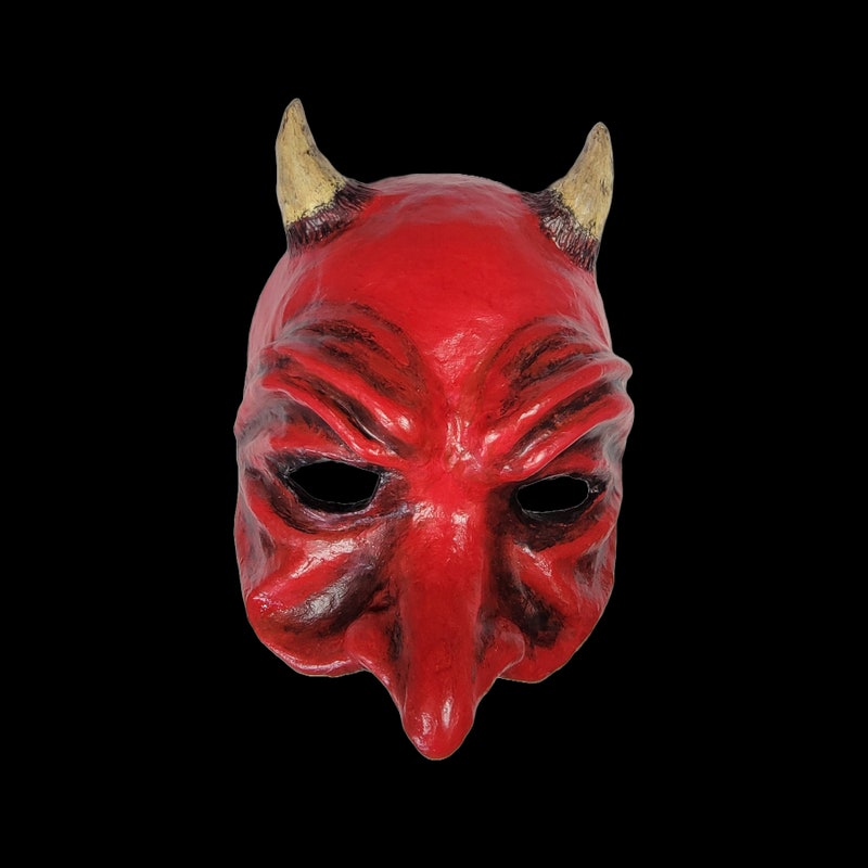 Paper Mache Devil - Etsy