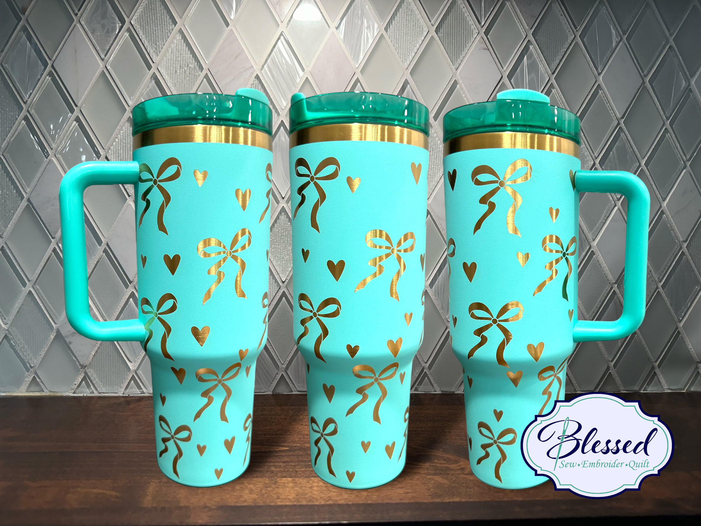 Ribbons & Bows 40oz Tumbler - Etsy