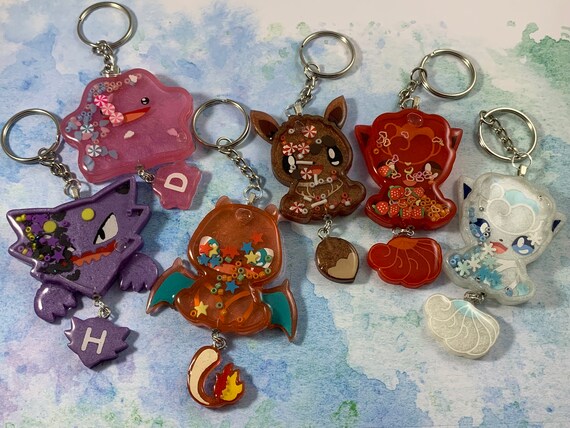 Made to Order Full Body Pocket Monster Keychains Resin - Etsy