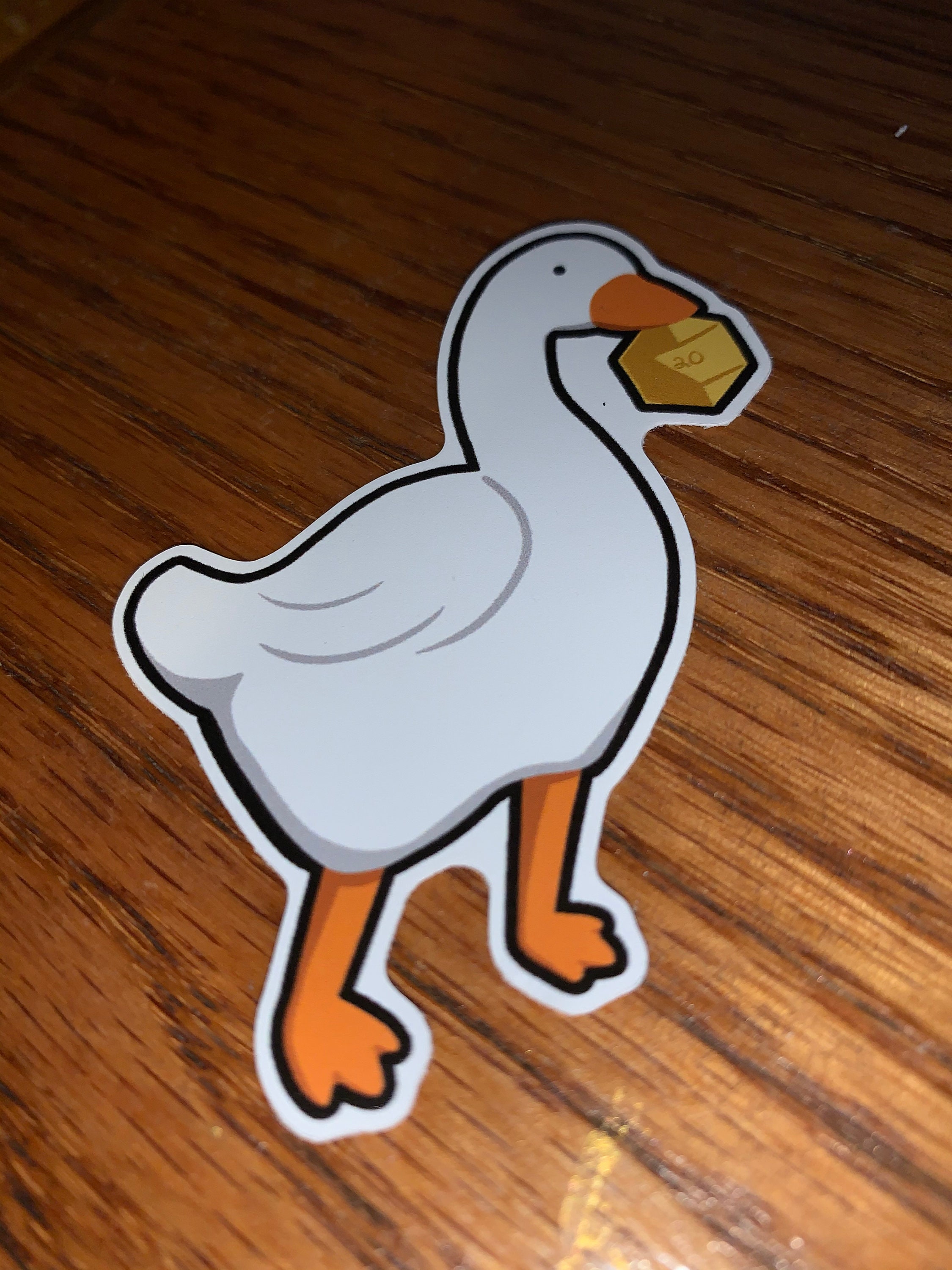 Untitled Dice Goose Sticker - Etsy