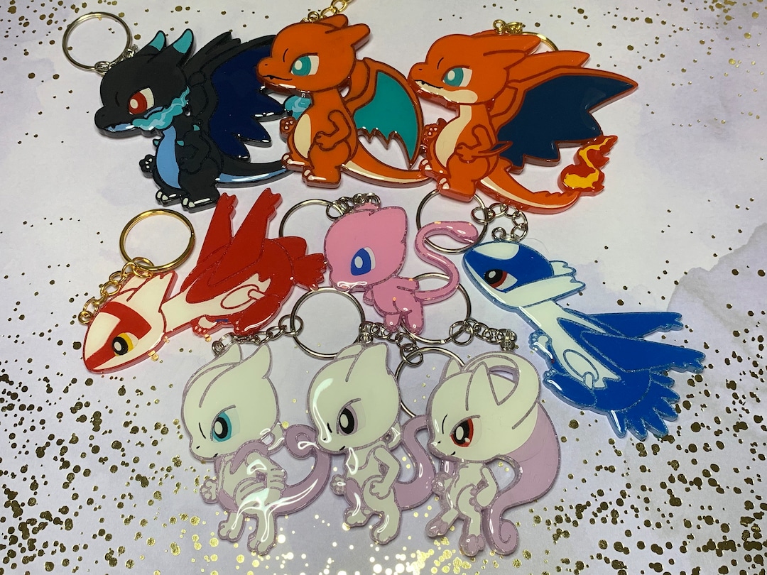 Made to Order Pocket Monster Side View Flats Set 2 Resin Anime Cosplay ...