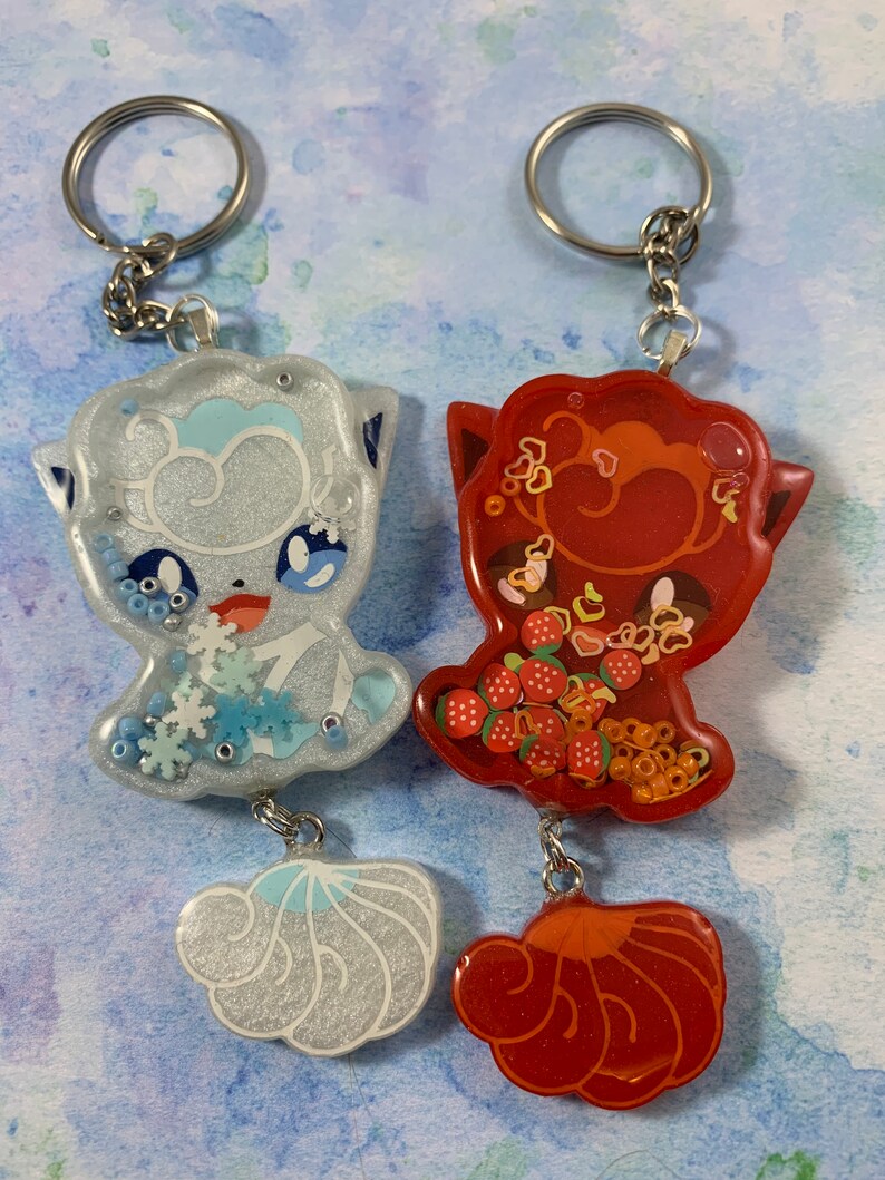 Made to Order Full Body Pocket Monster Keychains Resin - Etsy