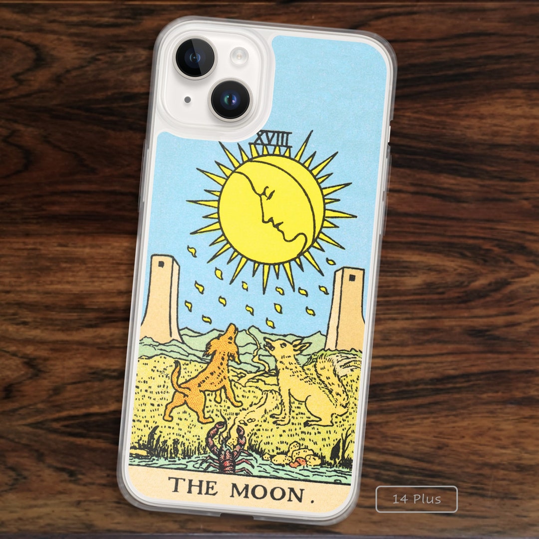 MOON Tarot Card iPhone Case for New Age Fans Astrology Fans - Etsy