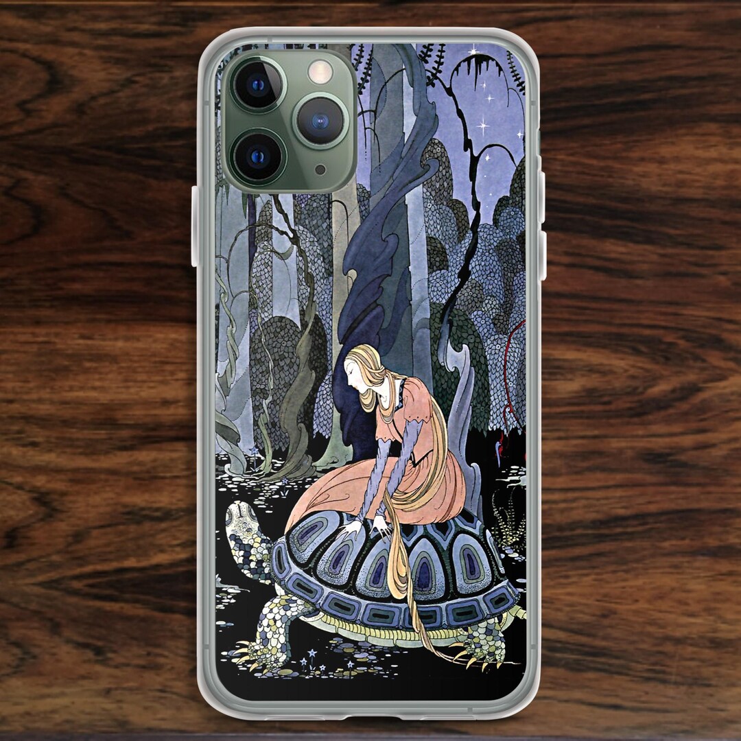 Art Deco iPhone Case From Fairy Tale Story Book With Princess Riding a ...