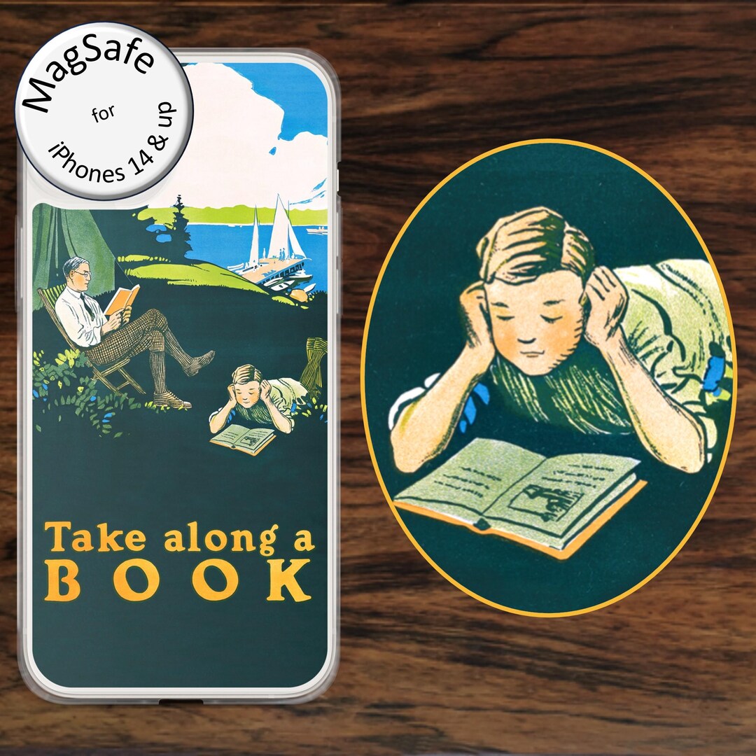 Magsafe: Reader iPhone Case for Teachers, Librarians, Bookworms, Book ...