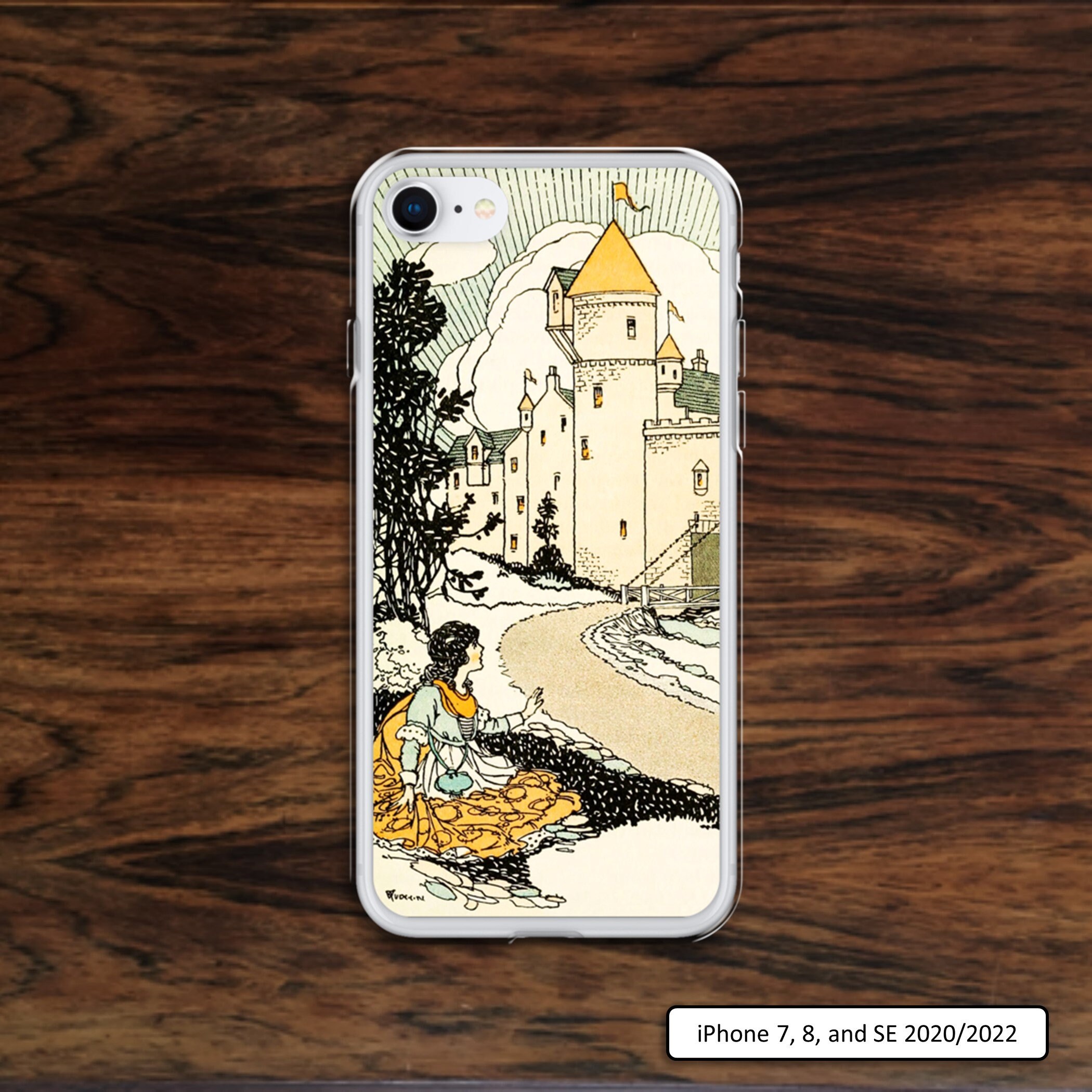 Fairy Tale Castle Iphone Case With Vintage Folk Story - Etsy
