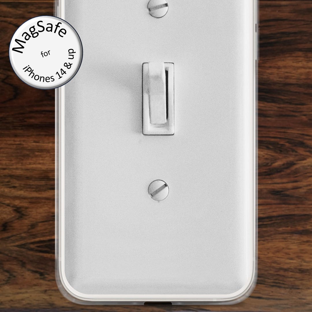 Funny Light Switch iPhone Magsafe Case: Quirky Optimist Gift - Etsy