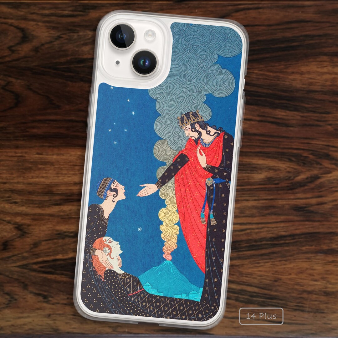 Mythology iPhone Case With Art Deco Legend of Greek Philosopher King ...
