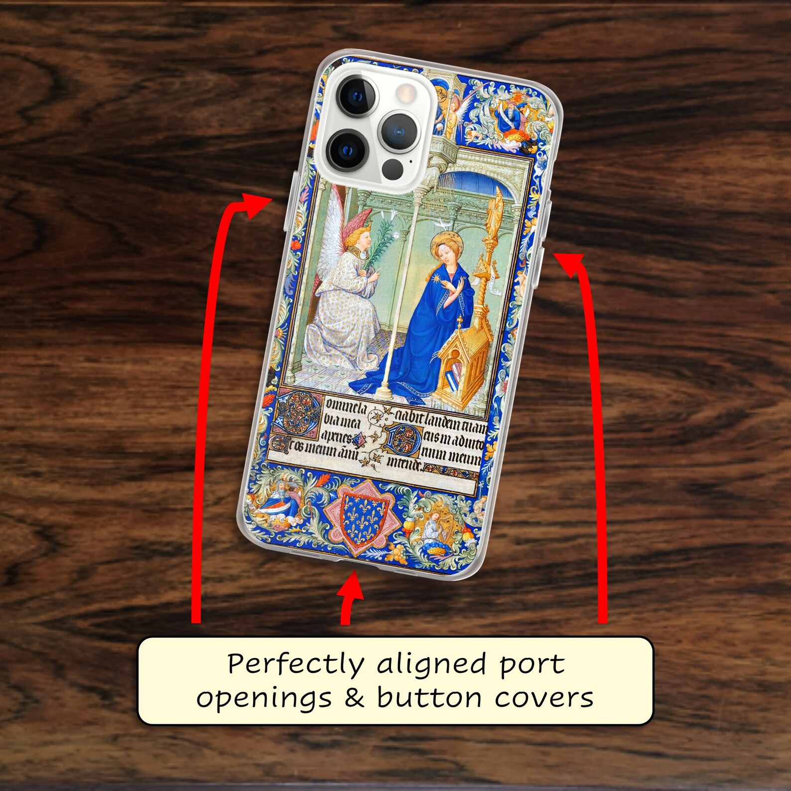 Medieval Book of Hours Iphone Case With Devotional Middle Ages - Etsy