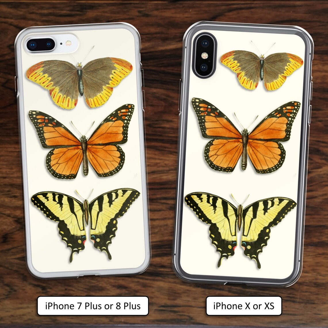 Butterfly Iphone Case With Beautiful Vintage Victorian - Etsy