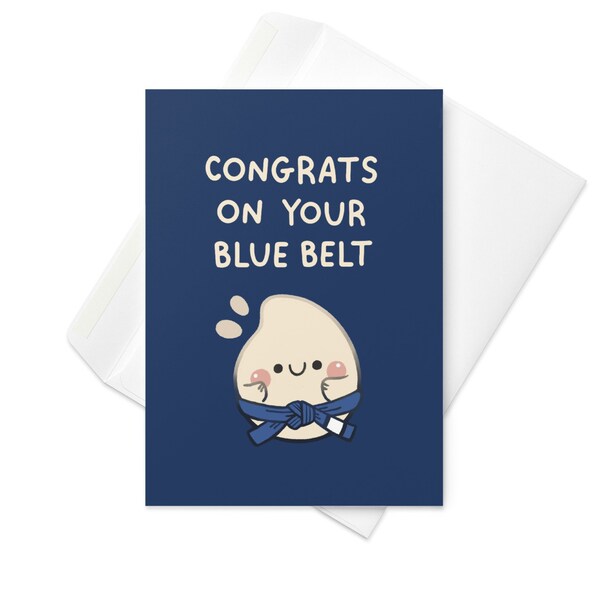 Belt Promotion Karate Card - Etsy