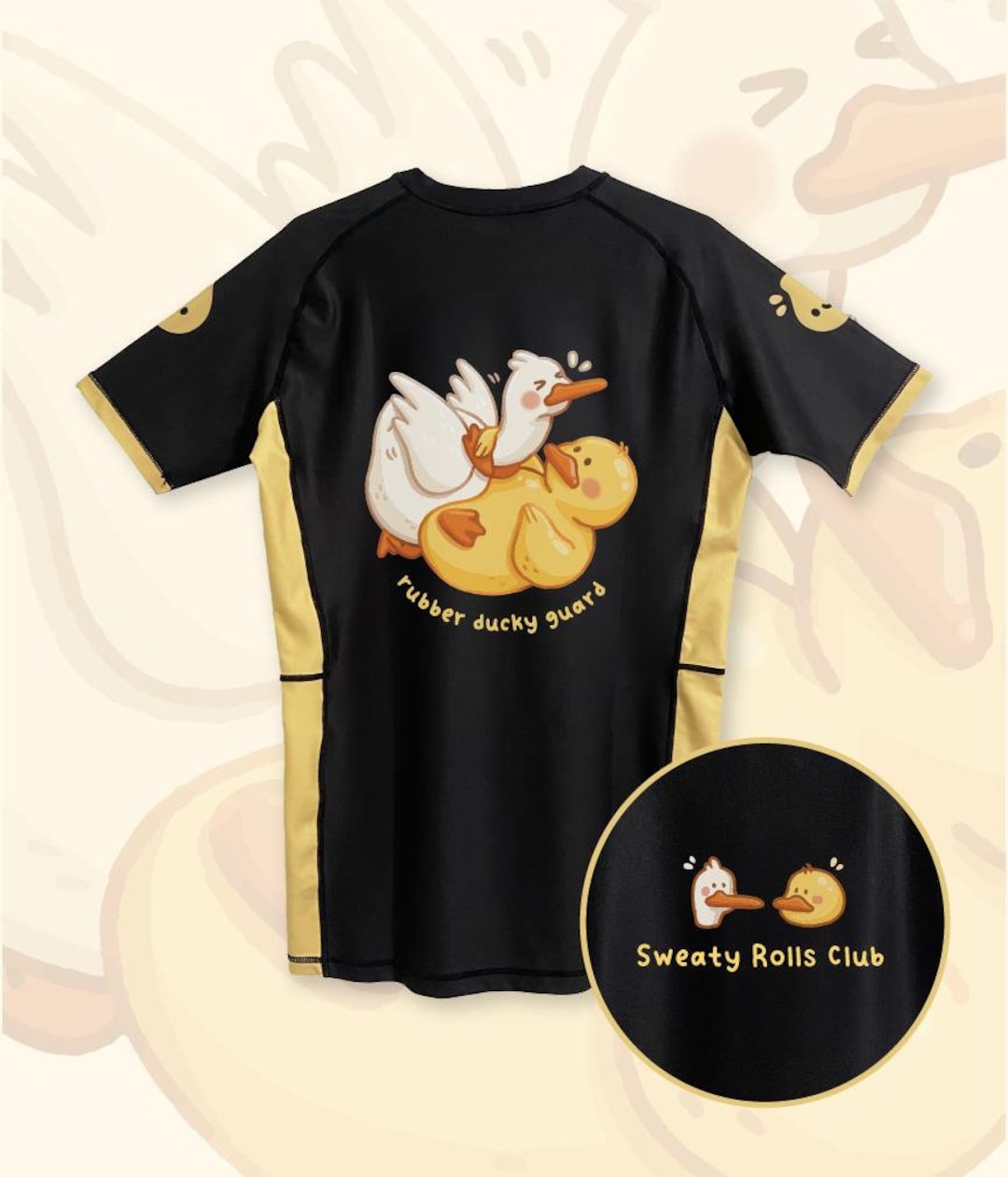 Rubber Ducky Guard BJJ Rash Guard Mens Womens Kids | Rubber Duck Guard ...