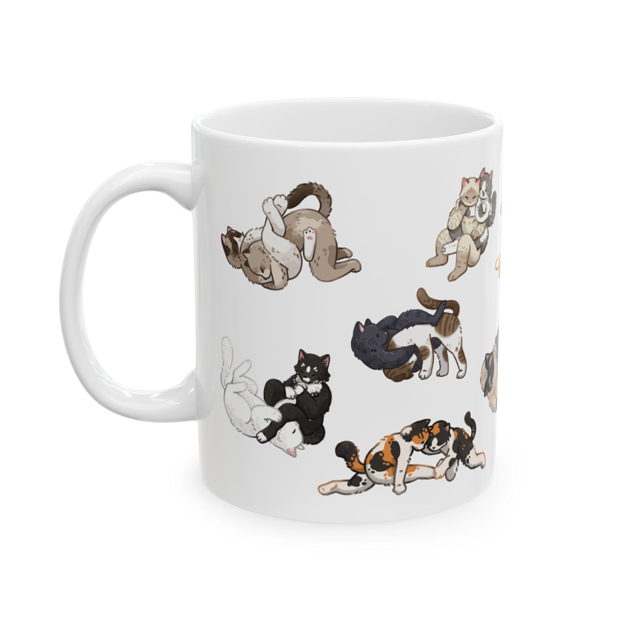 Jiu Jitsu Cats Mug | Cute BJJ Martial Arts Gift - Etsy