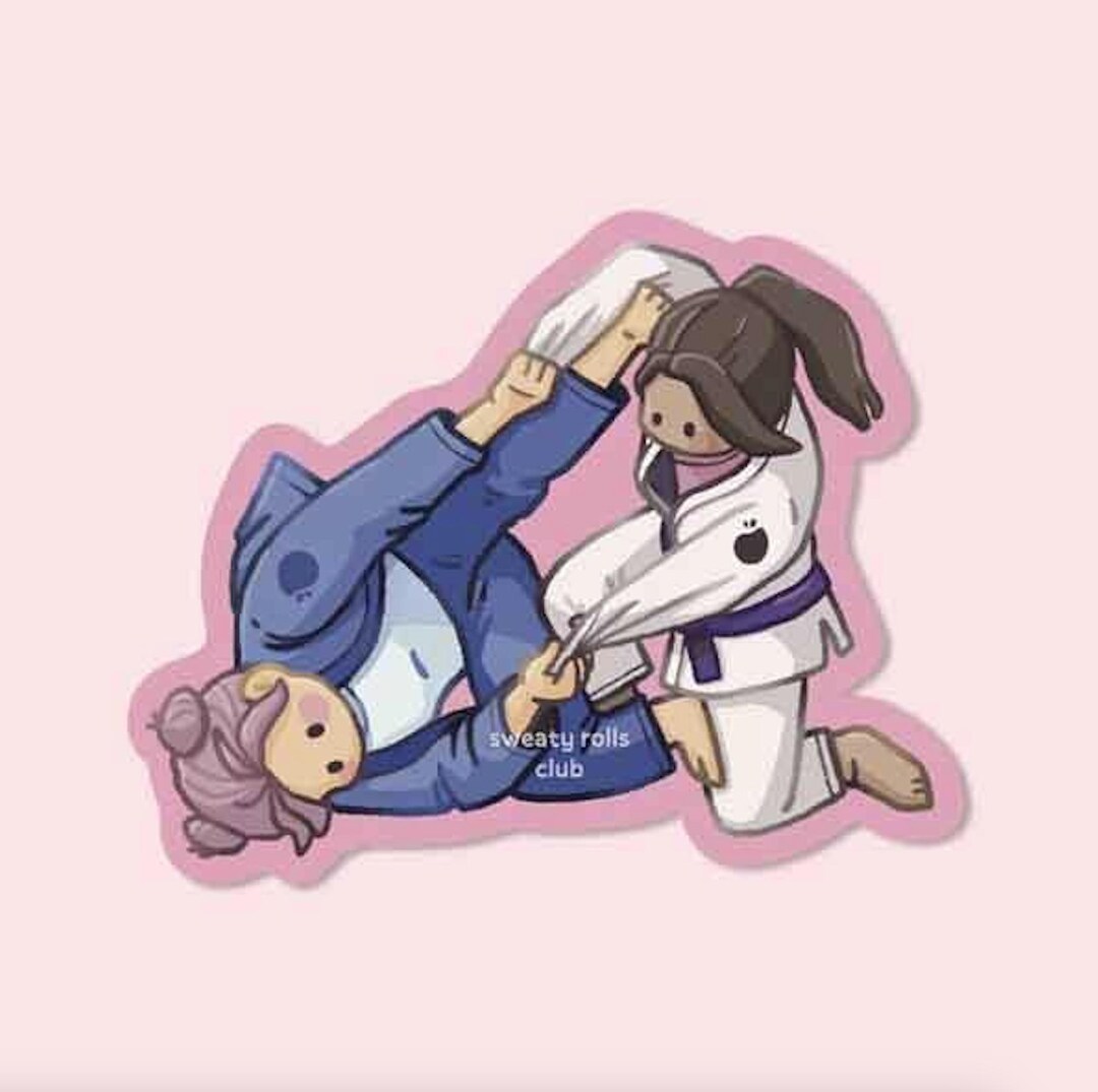 BJJ Girls Sticker | Women Jiu Jitsu Sticker, Jiu Jitsu Girls - Etsy