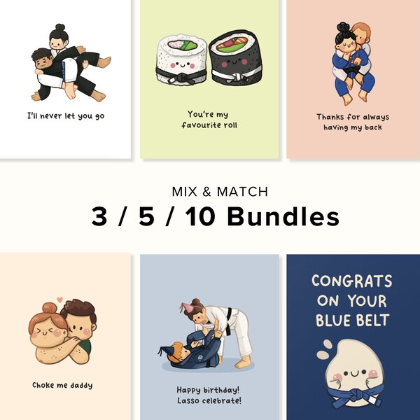 Jiu Jitsu Birthday Cards - Etsy