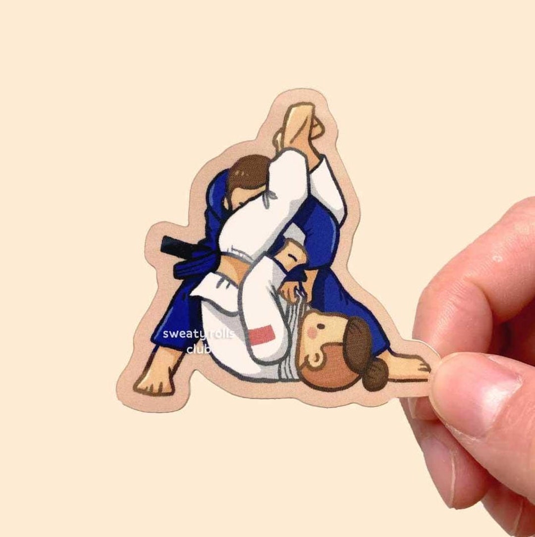 Arm Bar Jiu Jitsu Sticker | BJJ Sticker, Grappling Sticker, Vinyl Decal, Car, Laptop, Jujitsu ...