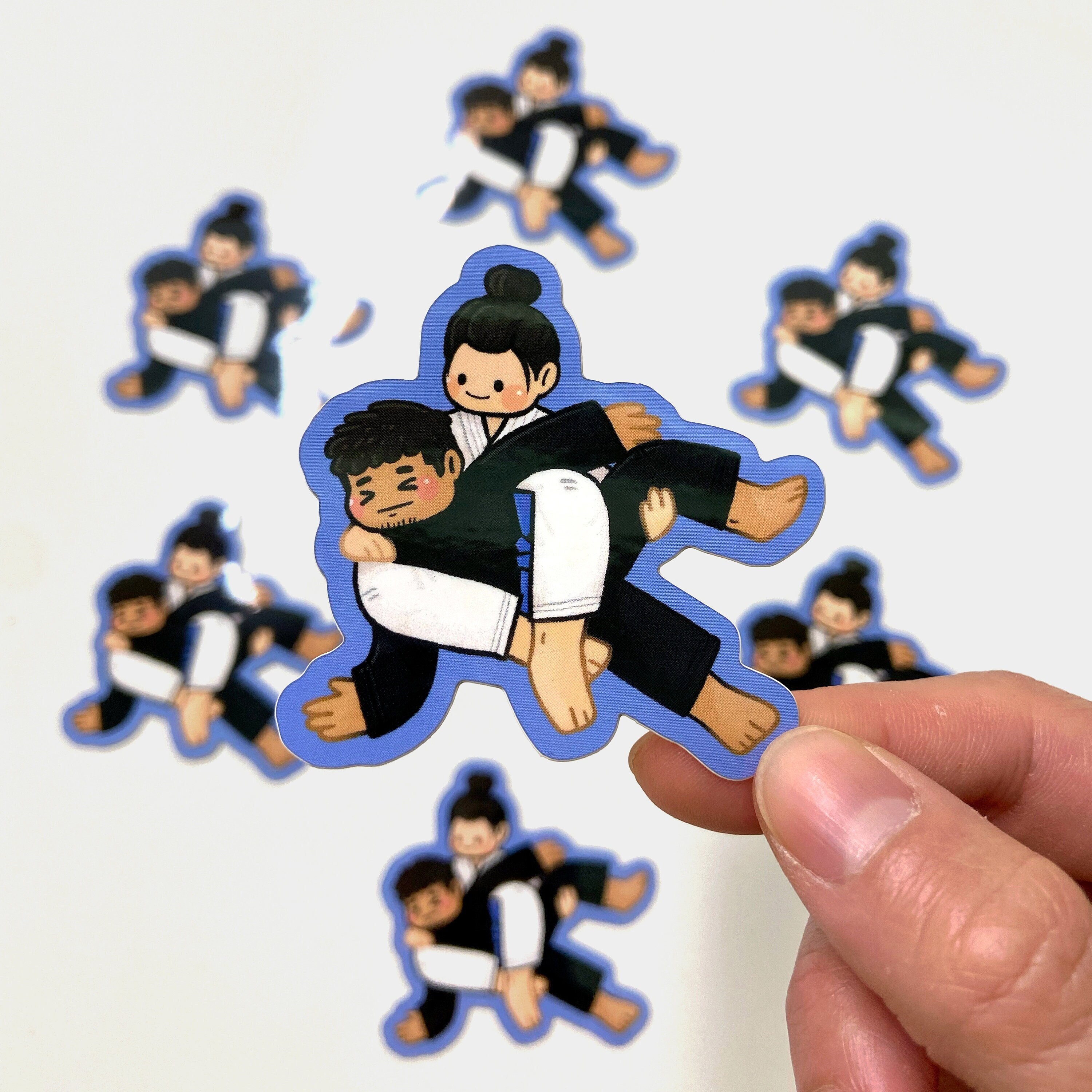 Bow and Arrow Jiu Jitsu Sticker BJJ Sticker, Grappling Sticker, Vinyl ...