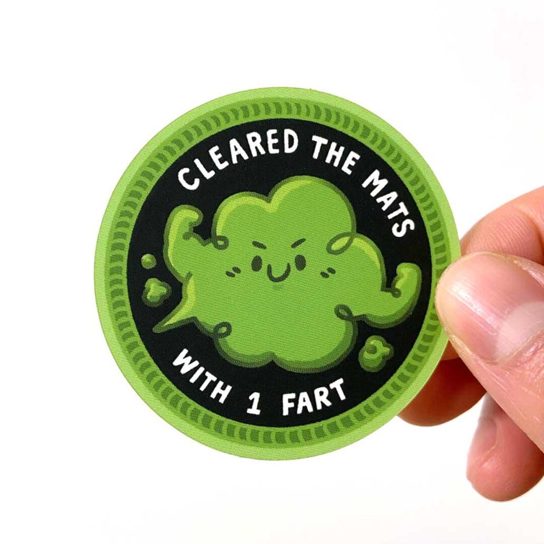 Strongest Fart Badge of Honour Sticker | Funny BJJ Sticker, Jiu Jitsu ...