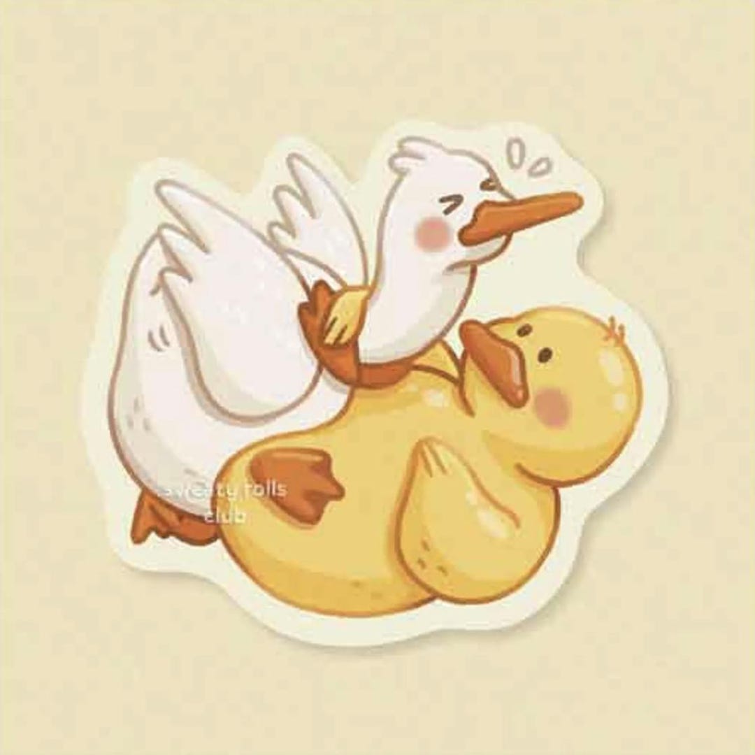 BJJ Duck Rubber Guard Sticker: Jiu Jitsu Grappling Waterproof Vinyl ...