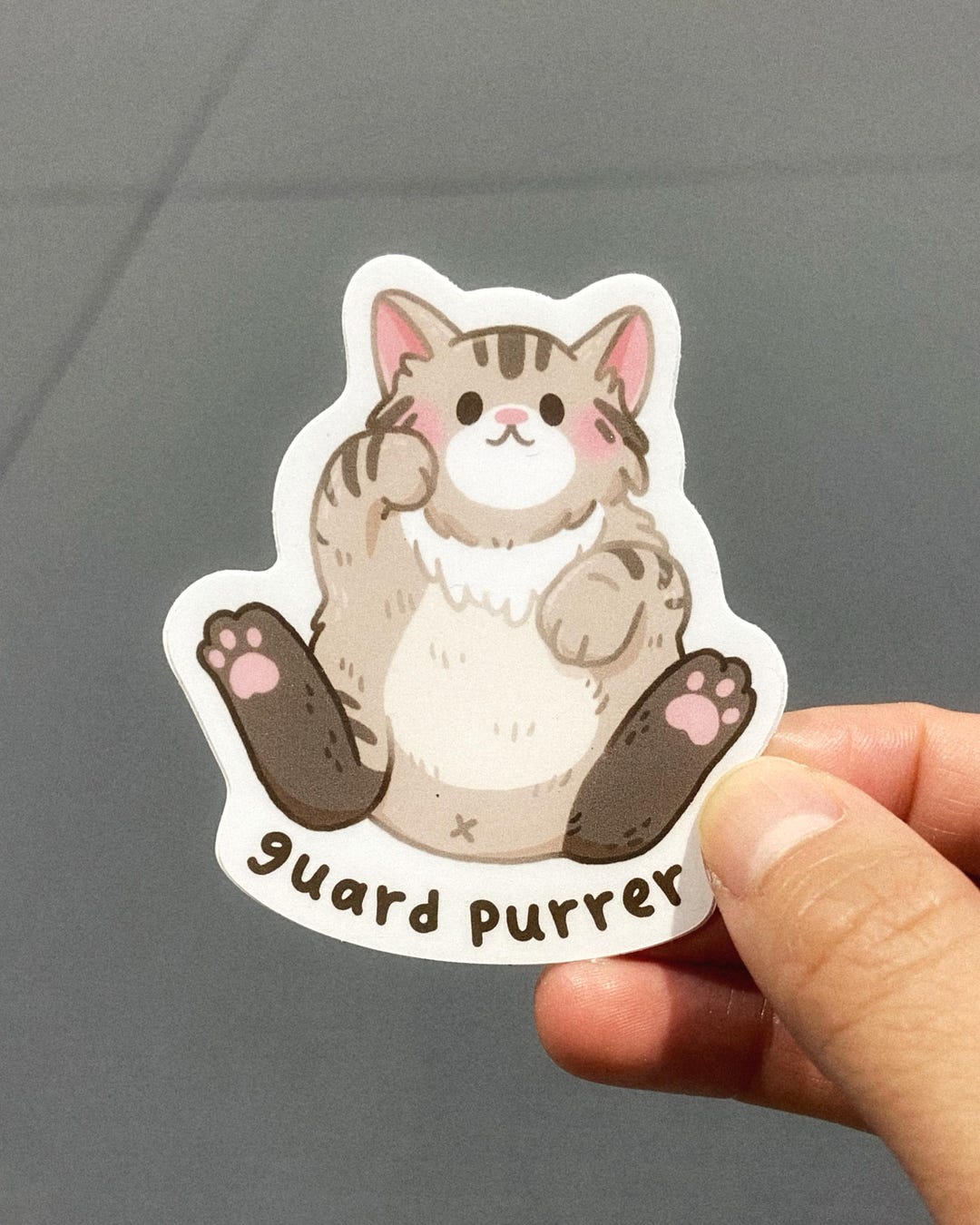 BJJ Cat Sticker: Guard Puller, Jiu Jitsu Grappling Waterproof Vinyl ...
