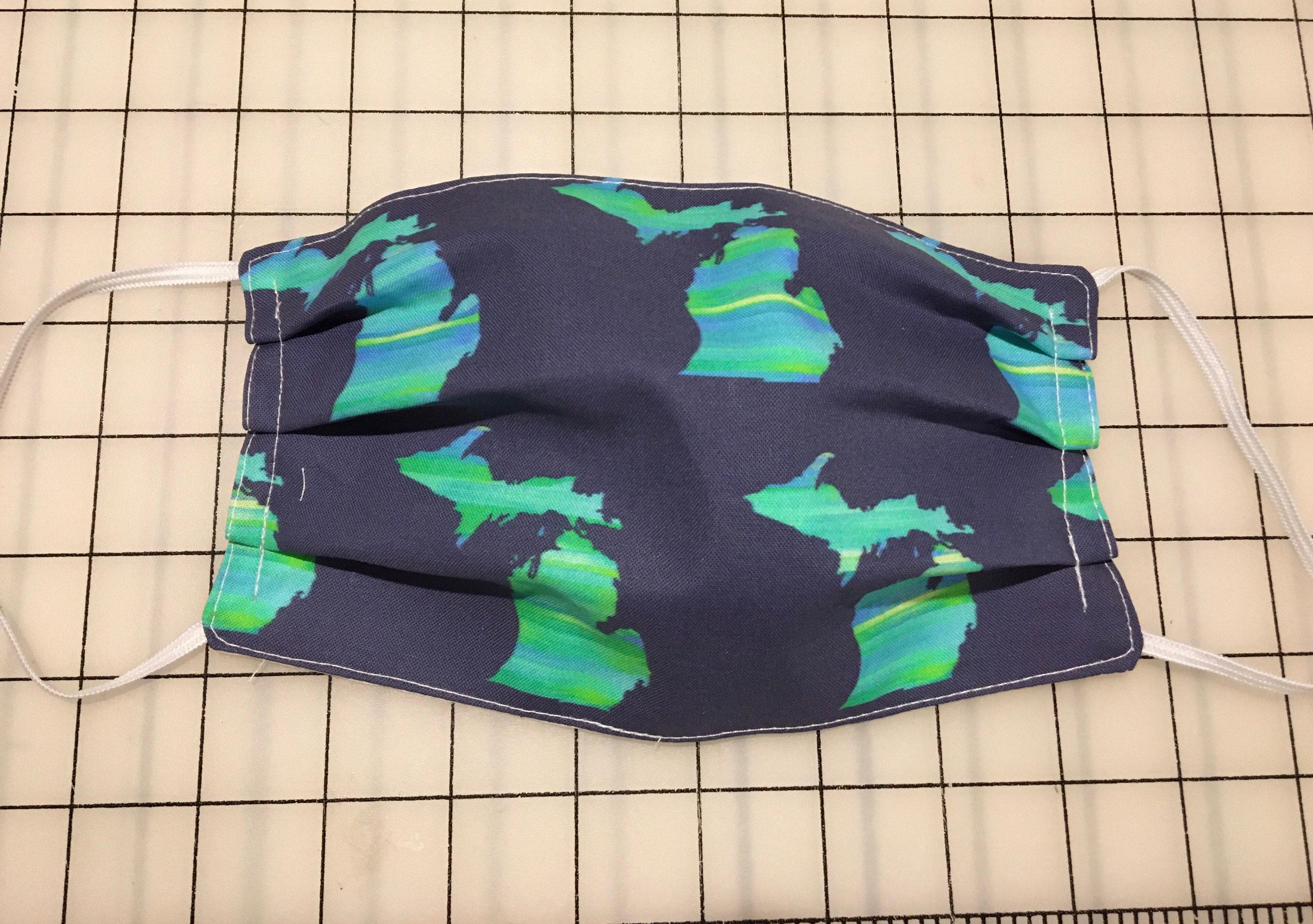 Show Your Michigan Pride 100% Cotton Face Mask - Etsy UK