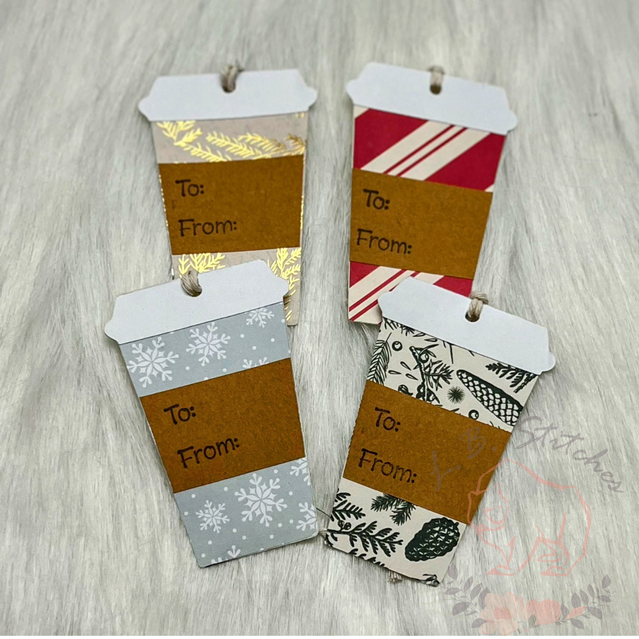 Holiday Gift Tags Coffee Tags to From Tags Handmade Gift Tags - Etsy