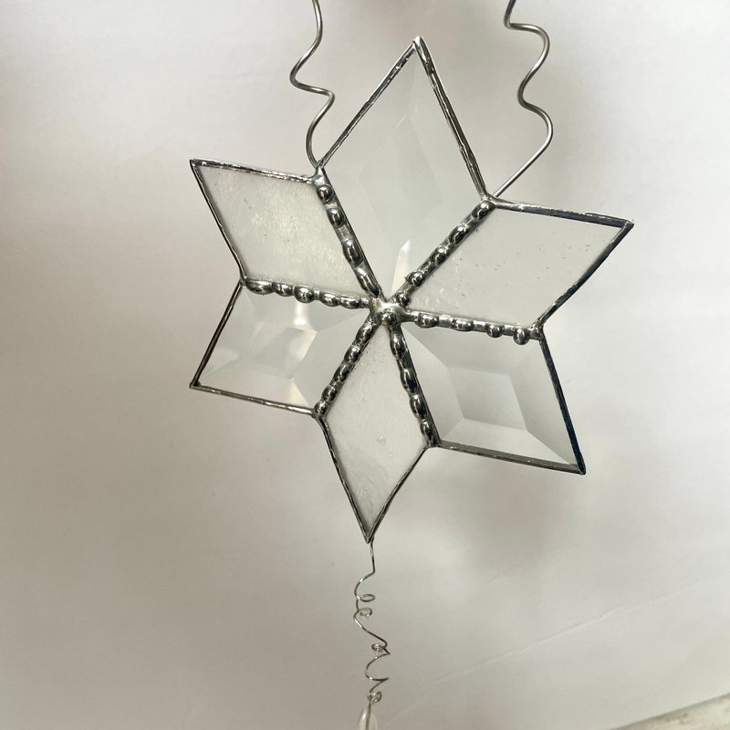 Beveled Snowflake - Etsy