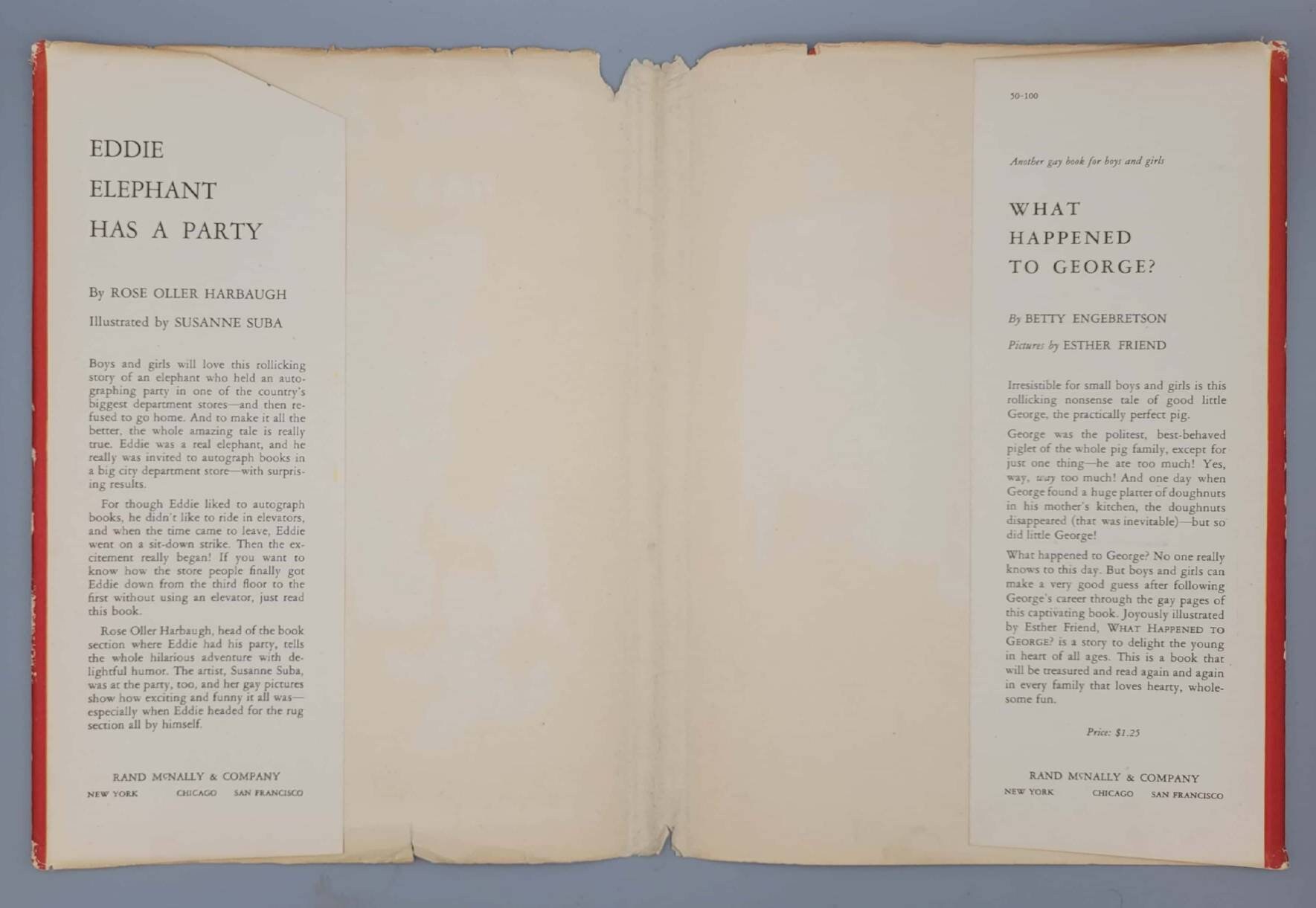 Rose Oller Harbaugh Eddie Elephant Has A Party Rare Vintage - Etsy