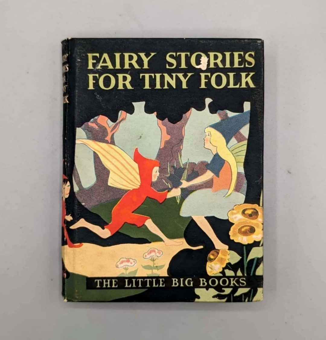 Fairy Stories for Tiny Folk, Mcloughlin Bros. Little Big Books, Vintage ...