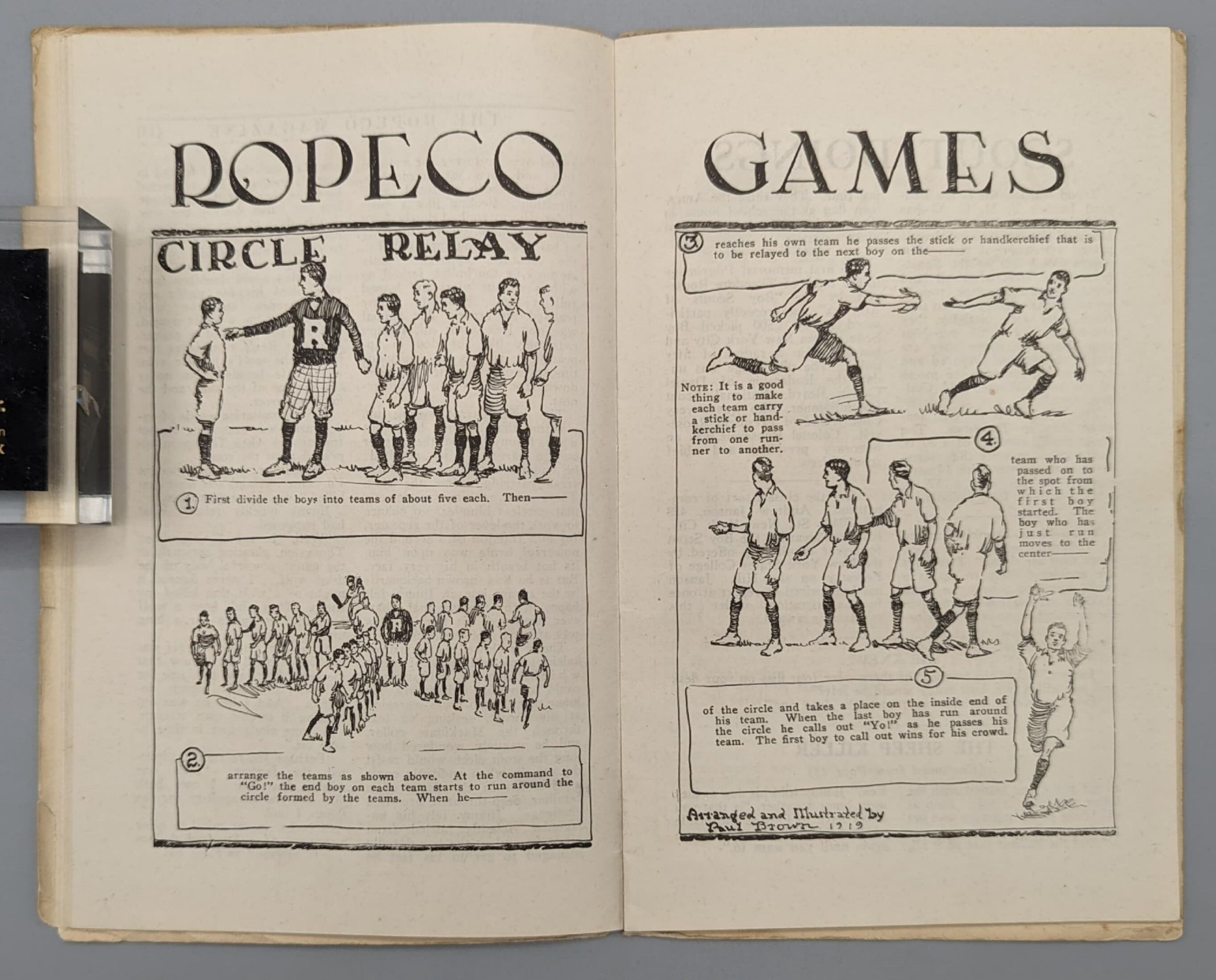The Ropeco Magazine, January Issue, Vintage Illustrated Children's ...