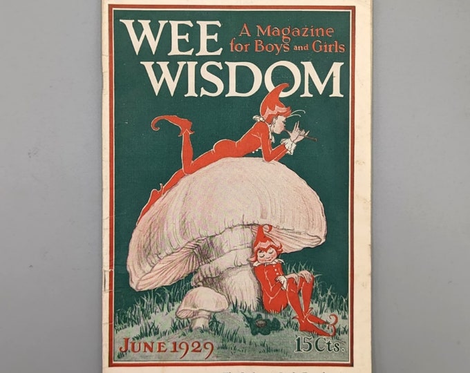Wee Wisdom Magazine May 1951 Children, Dog, Crows, Spring, Flower ...