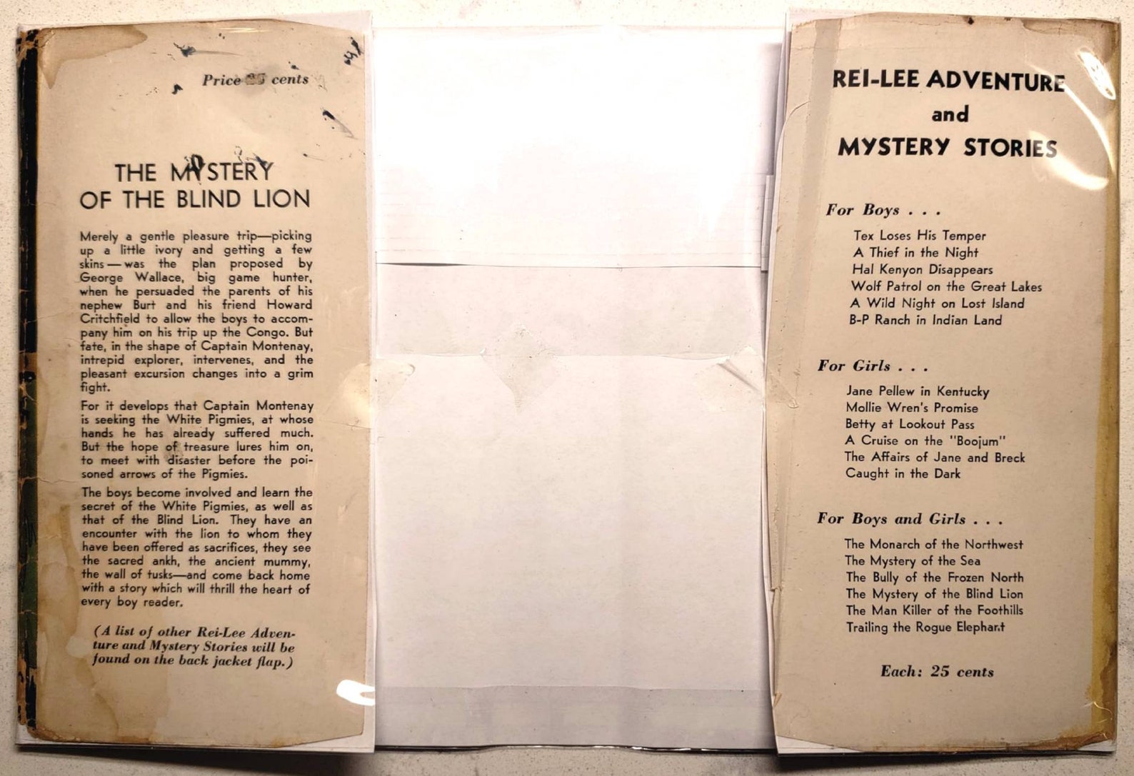 Elliot Whitney the Blind Lion Vintage 1st Edition Book W/ - Etsy