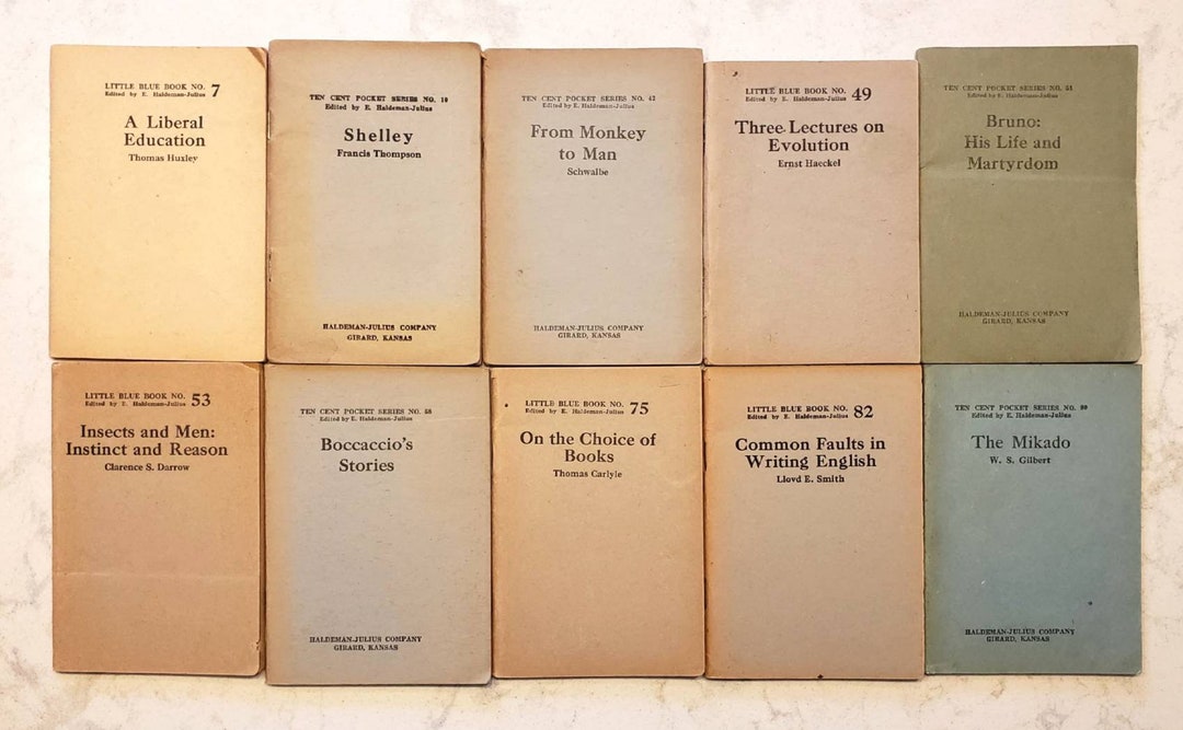 Vintage Little Blue Book Collection: Set #1. 5 Bucks Each, Pick From 50 ...