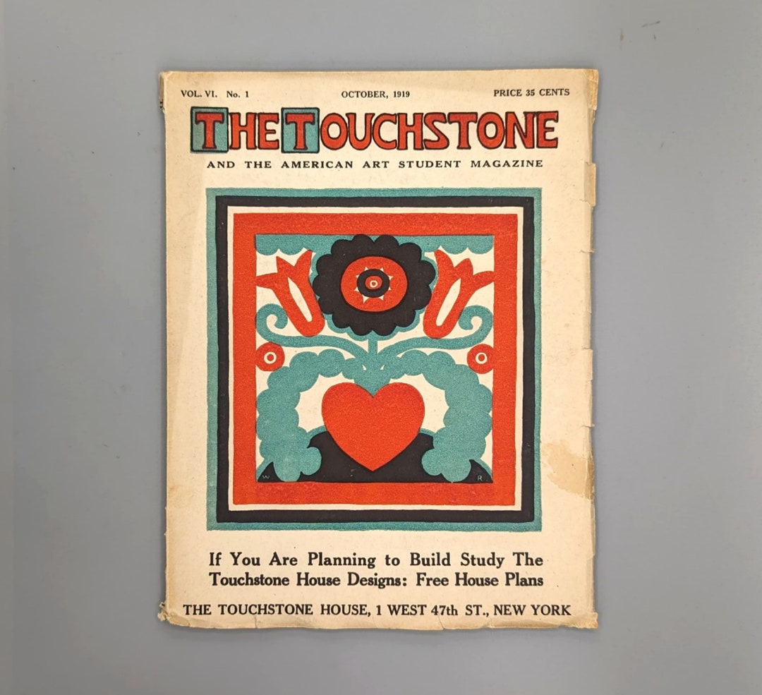 The Touchstone and the American Art Student Magazine, October Issue ...