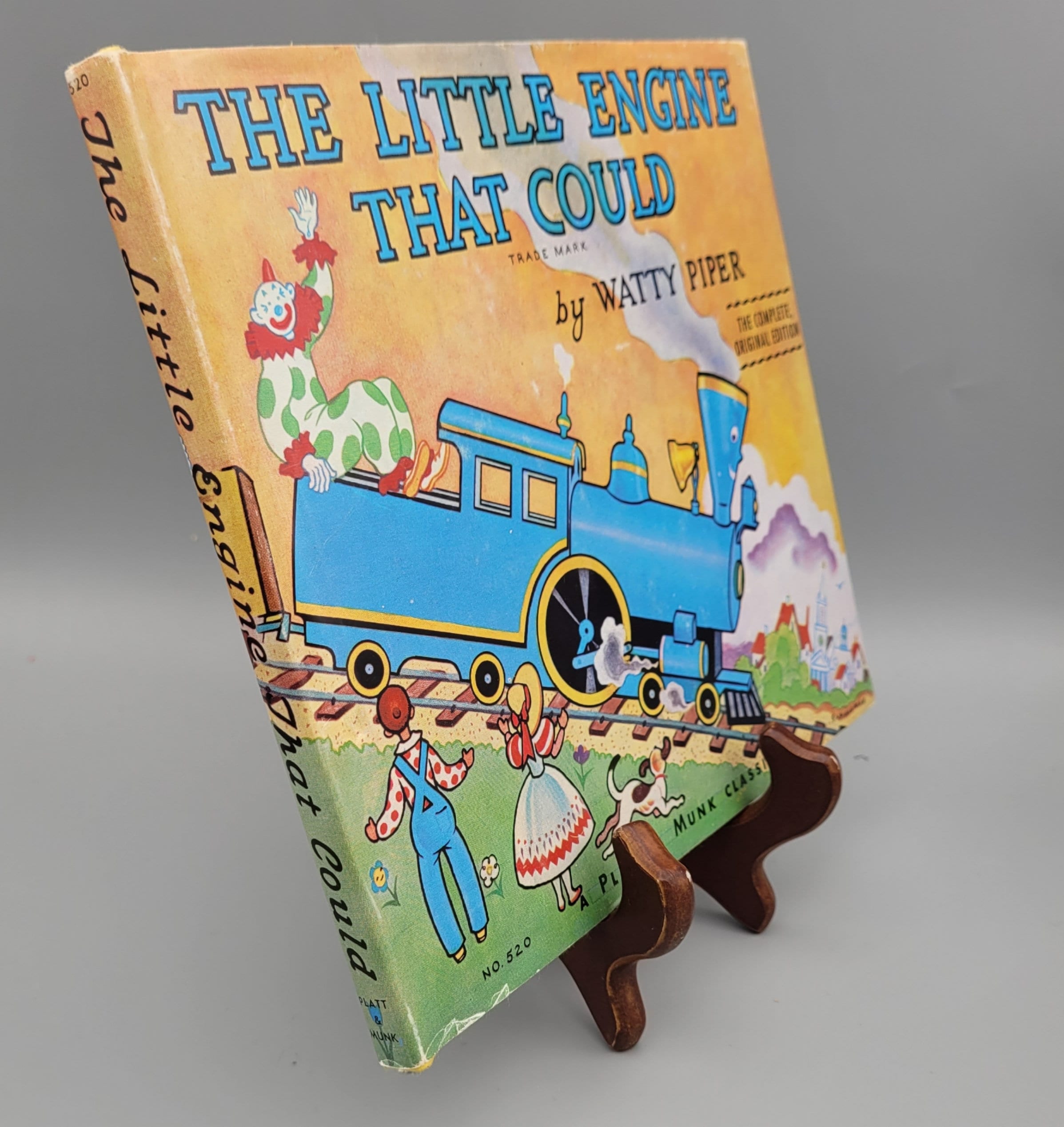 Watty Piper, the Little Engine That Could, Vintage Illustrated Children ...